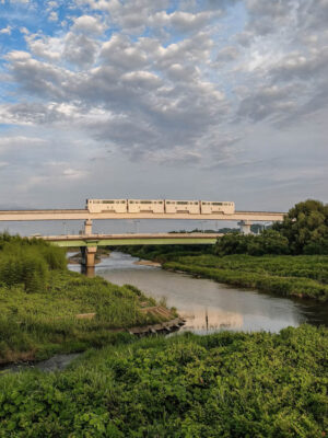 A View of the Asakawa River - Japan by web